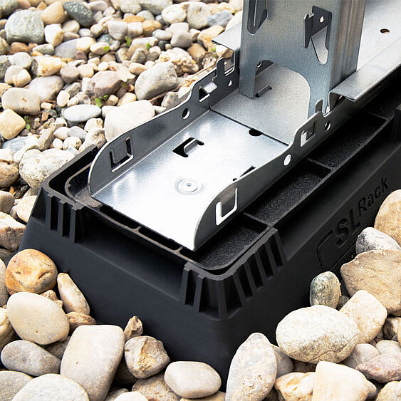 Bodenschuh Kiesdach – Montage leicht gemacht! | SL Rack
